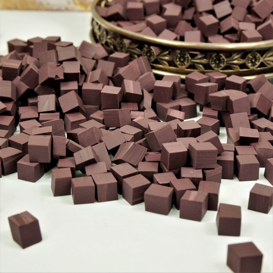 CLAY CHOCOLATE CHUNKS, 5 Mm Chocolate Cubes, Diy Brown Sprinkles in Box ...