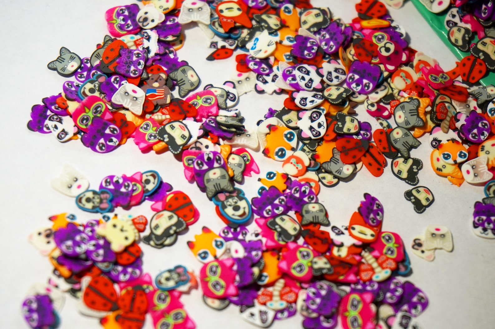 ANIMALS FIMO SLICES for Nails Fimo Pieces Fimo Animals for | Etsy