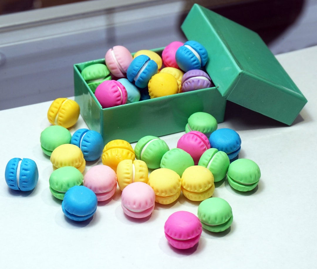 PASTEL MACAROONS CABOCHONS, Dollhouse Sweets, Small Gift for Kids - Etsy