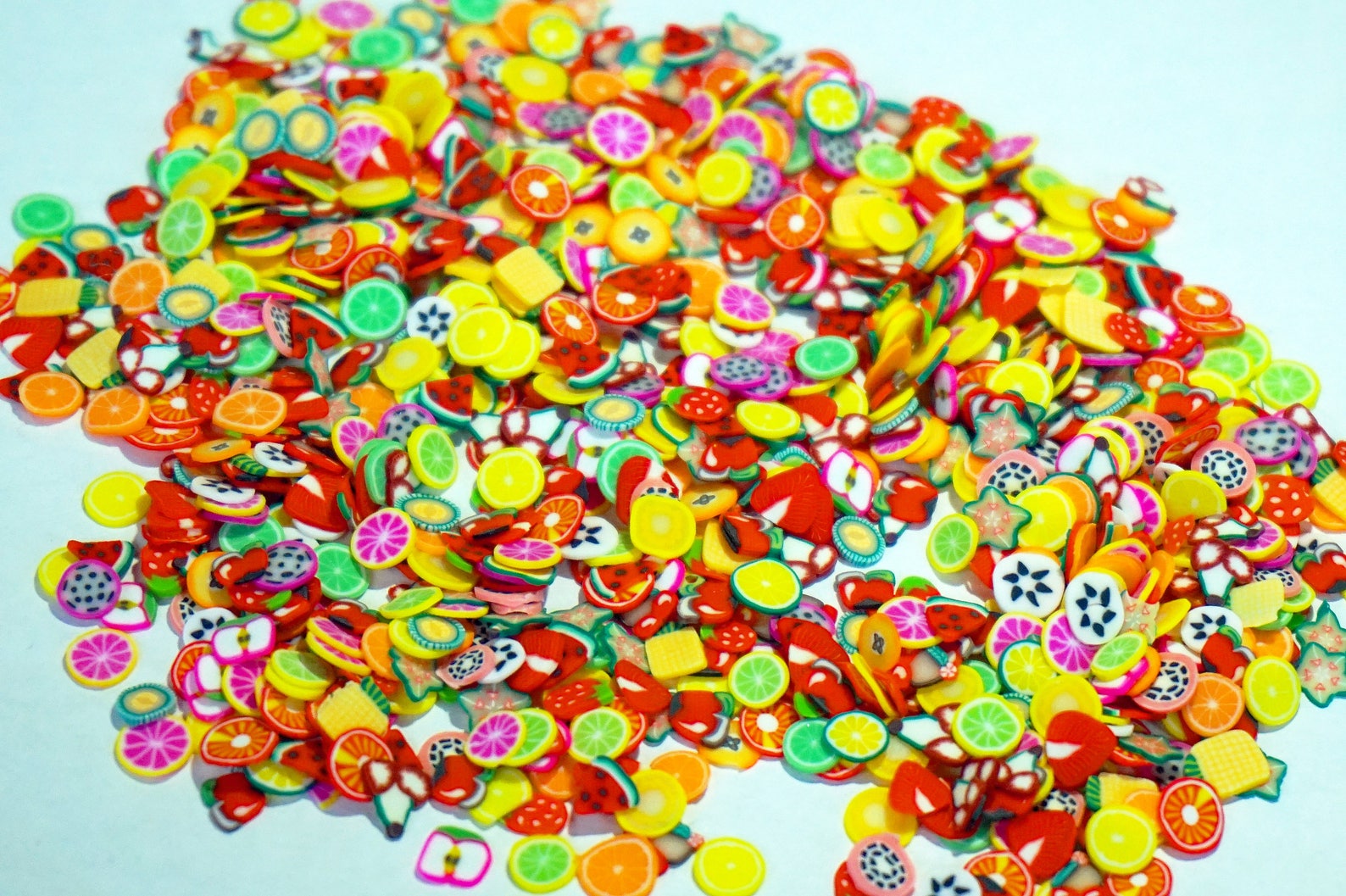 FIMO FRUITS for 3D NAIL Art 1000 Pcs in Gift Box Mixed Fruit | Etsy