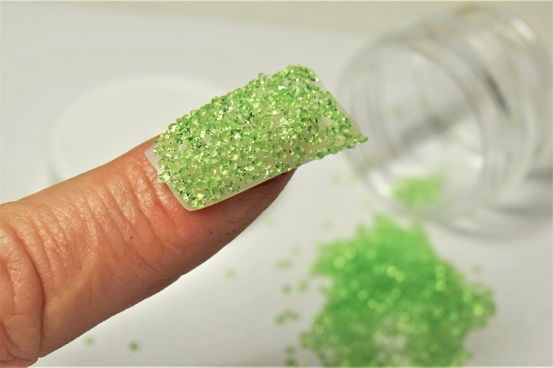 PREMIUM AB CRYSTALS Dust for Nails Crystal Pixie Dust Micro - Etsy