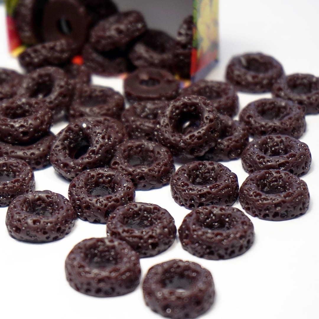 Resin Chocolate Cereal Loops, Dollhouse Miniatures, Kids Gift Box - Etsy
