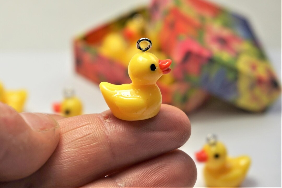 MINI DUCKS With HOOKS, Jewelry Charms, Small Gift for Kids - Etsy