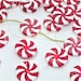 PEPPERMINT ROUND CANDIES Christmas Tree Hanging Ornaments Xmas Garland ...