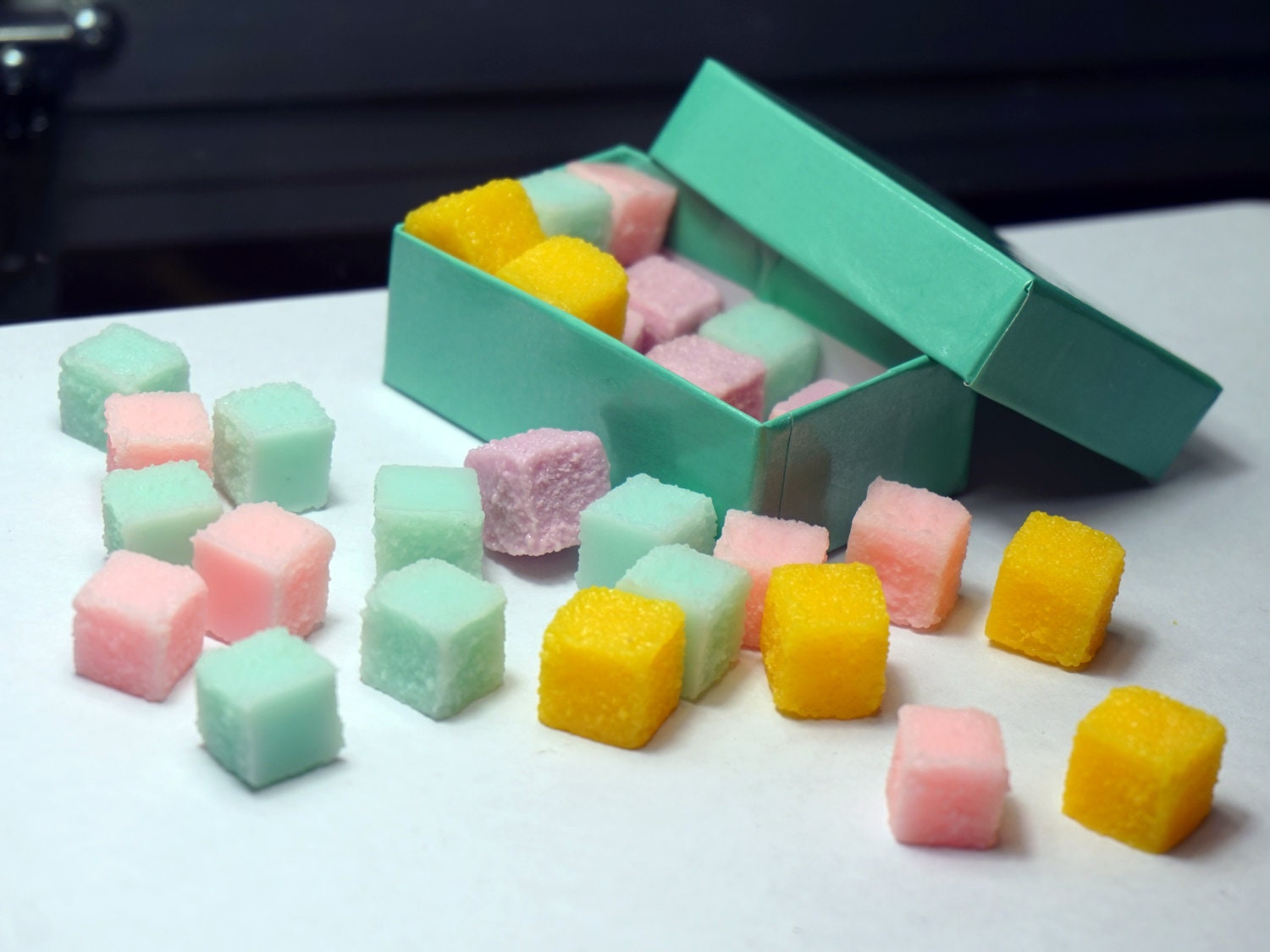 RESIN SUGAR CUBES For Craft Assorted Sugar Cubes In gift Box | Etsy