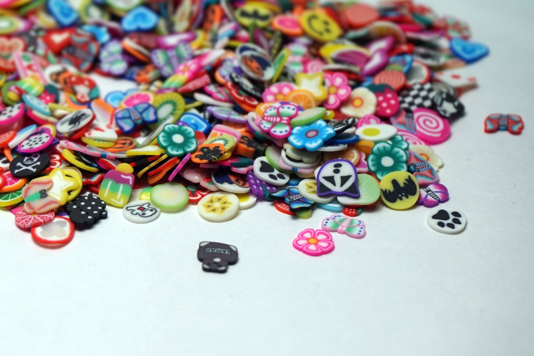 MIXED FIMO SLICES Polymer Clay Beads 1000 Fimo Pieces Gift Box | Etsy