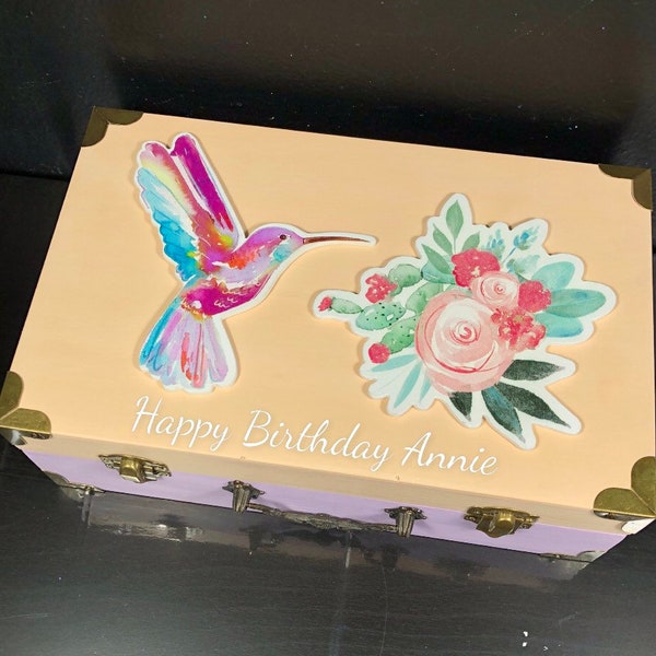 Girls Treasure Box - Etsy