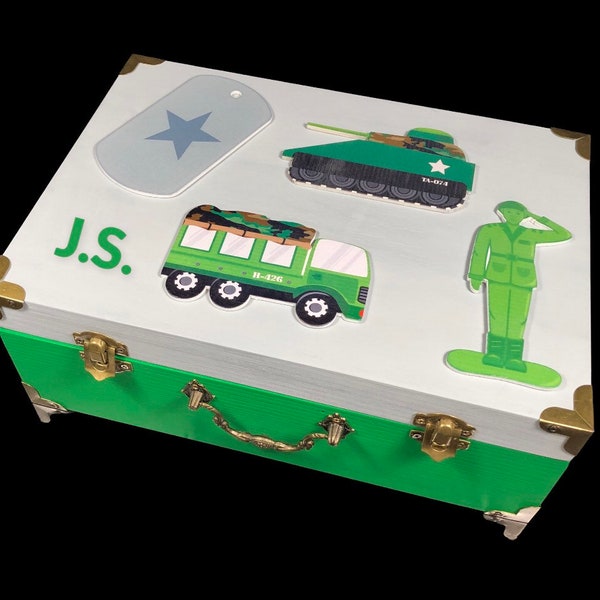 Military Wooden Box - Etsy
