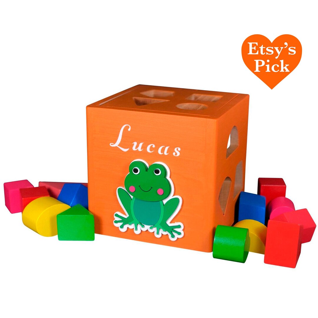 Wooden Baby Toy, Frog Toy, Gift for a Newborn, Gift From an Aunt, Gift ...