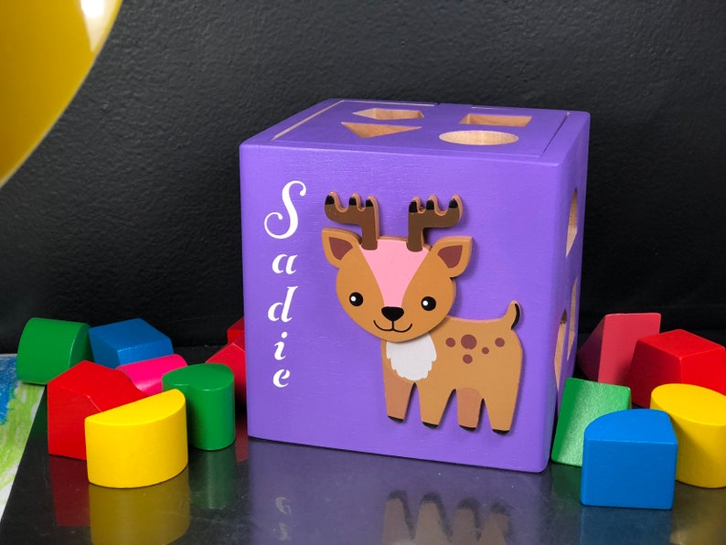 Baby's First Christmas Gift Sorting Toy Montessori - Etsy