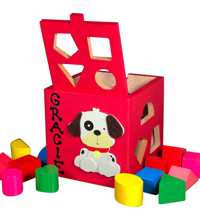 Customized Baby Gift Toy for Toddlers Red Toy Box for Children - Etsy