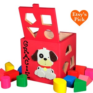 Customized Baby Gift Toy for Toddlers Red Toy Box for Children ...