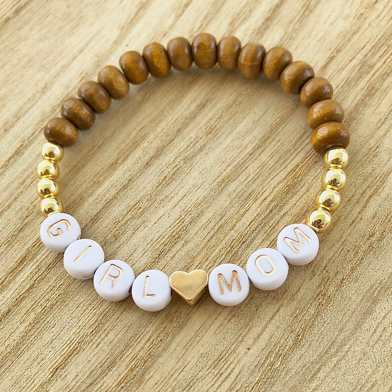 Girl Mom Bracelet Girls Mom Gift Mom of Girls Gift - Etsy