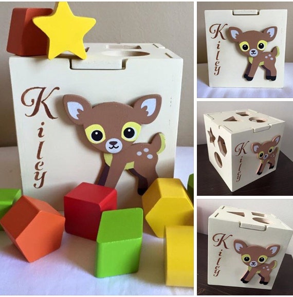 Baby's First Christmas Gift Sorting Toy Montessori - Etsy