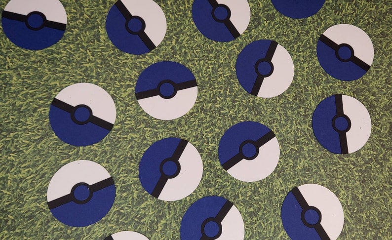 Customizable Pokeball Confetti-pokemon-set of 50-gotta Catch 'em All ...