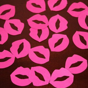 Customizable Lips Confetti-set of 50-bachelorette Party-bridal Shower ...