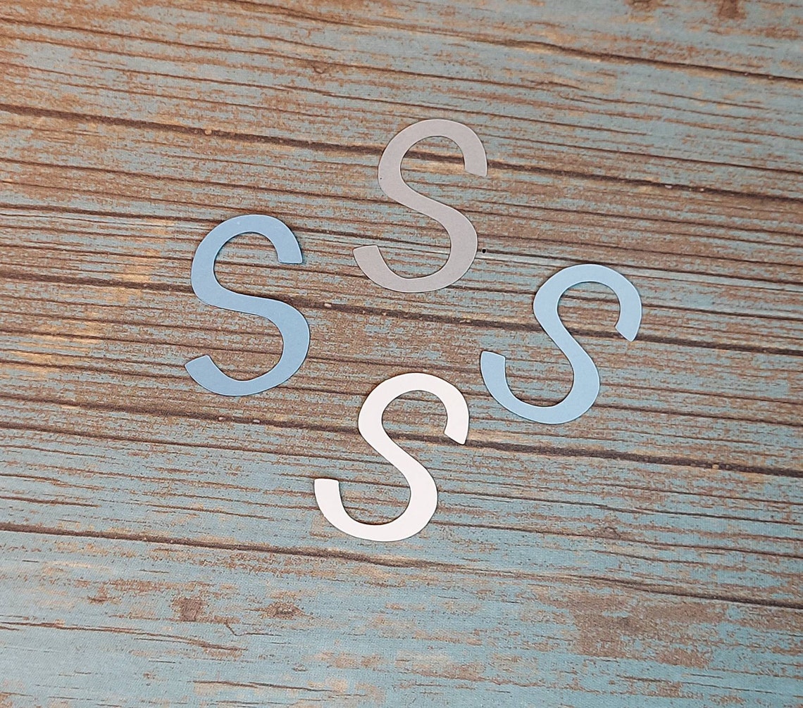 Customizable Single Letter Confetti Set of 100 - Etsy