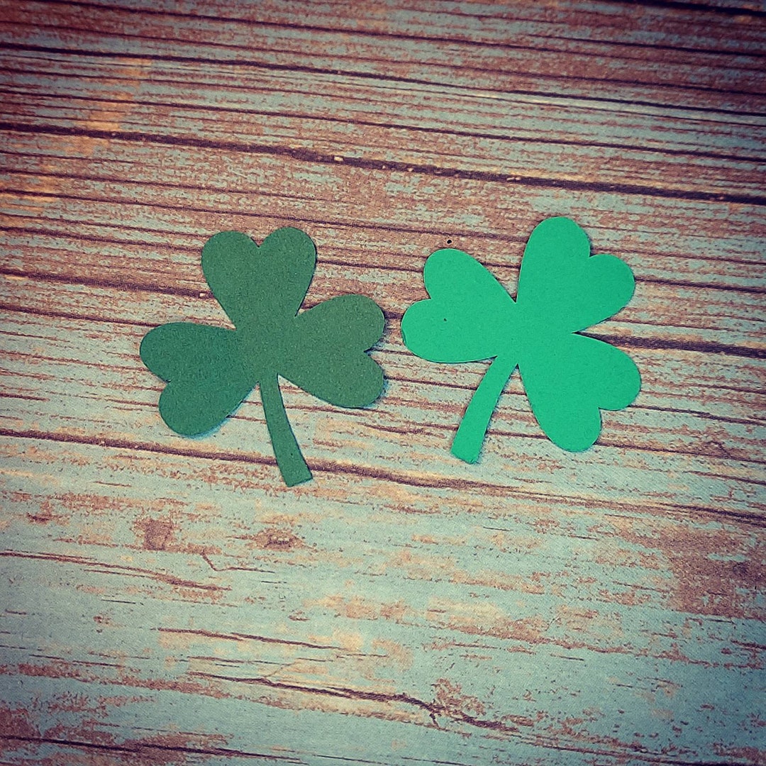 Clover Confetti, St. Patrick's Day Confetti, Irish Party Decor, Shamrock Table Sprinkle, Lucky ...