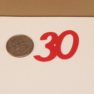 Customizable Double-digit Number Confetti- 50 Pieces-any Number-any ...