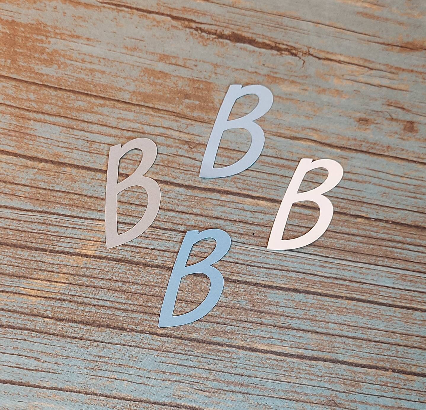 Customizable Single Letter Confetti Set of 100 | Etsy