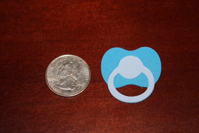 Blue Pacifier Confetti / Baby Shower Decor / Table Scatter / | Etsy