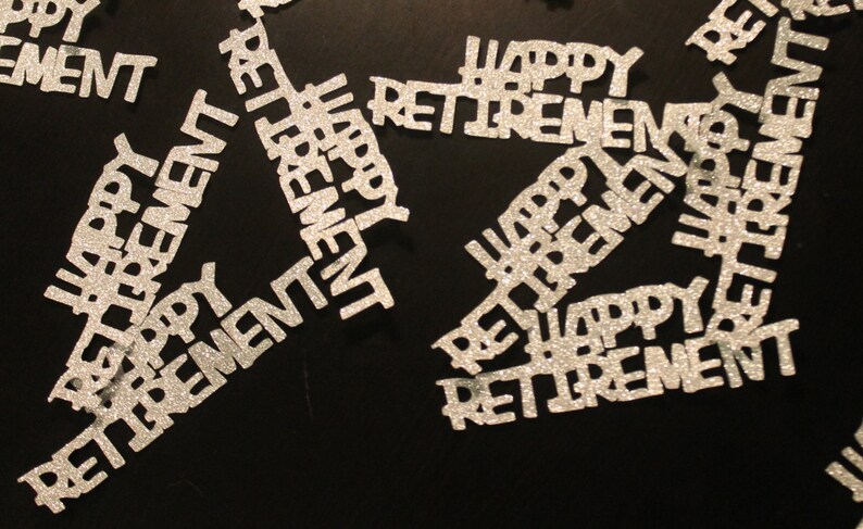 50 Ct Happy Retirement Confetti / Retirement Party Decorations ...