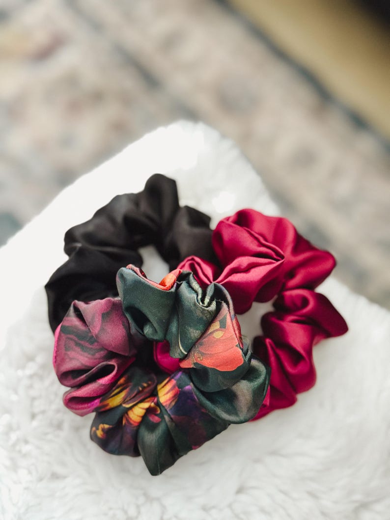 Bold Patterned Scrunchies - Etsy