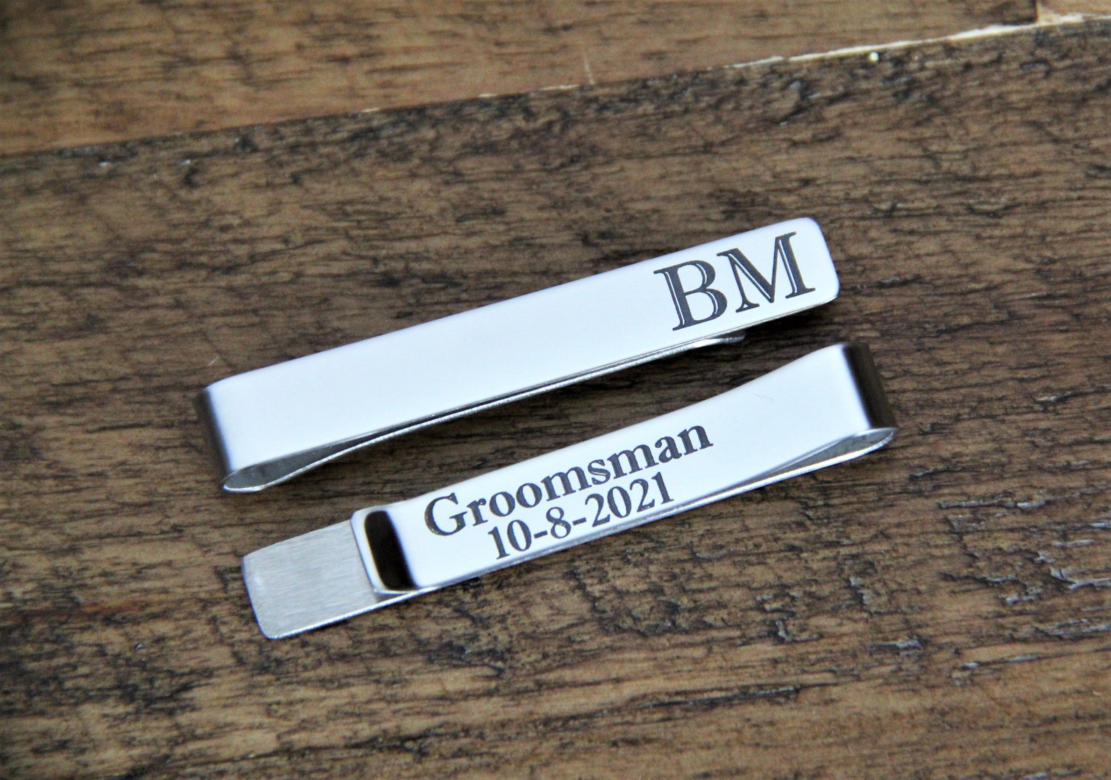 Tie Clips Personalized Groomsmen Gifts Personalized Groomsmen - Etsy