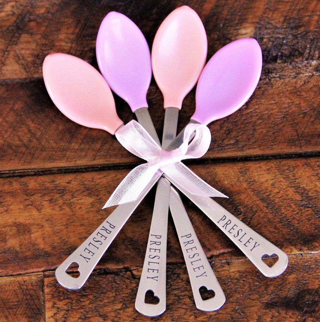 Personalized Baby Spoons - Personalized Baby Girl Gift - Personalized ...