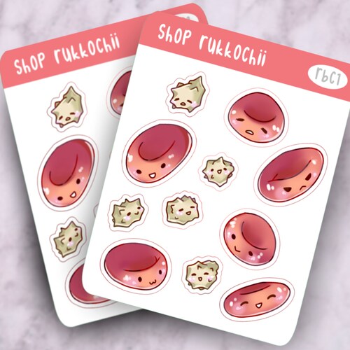 Red Blood Cells and Platelets Matte Sticker Sheet - Etsy