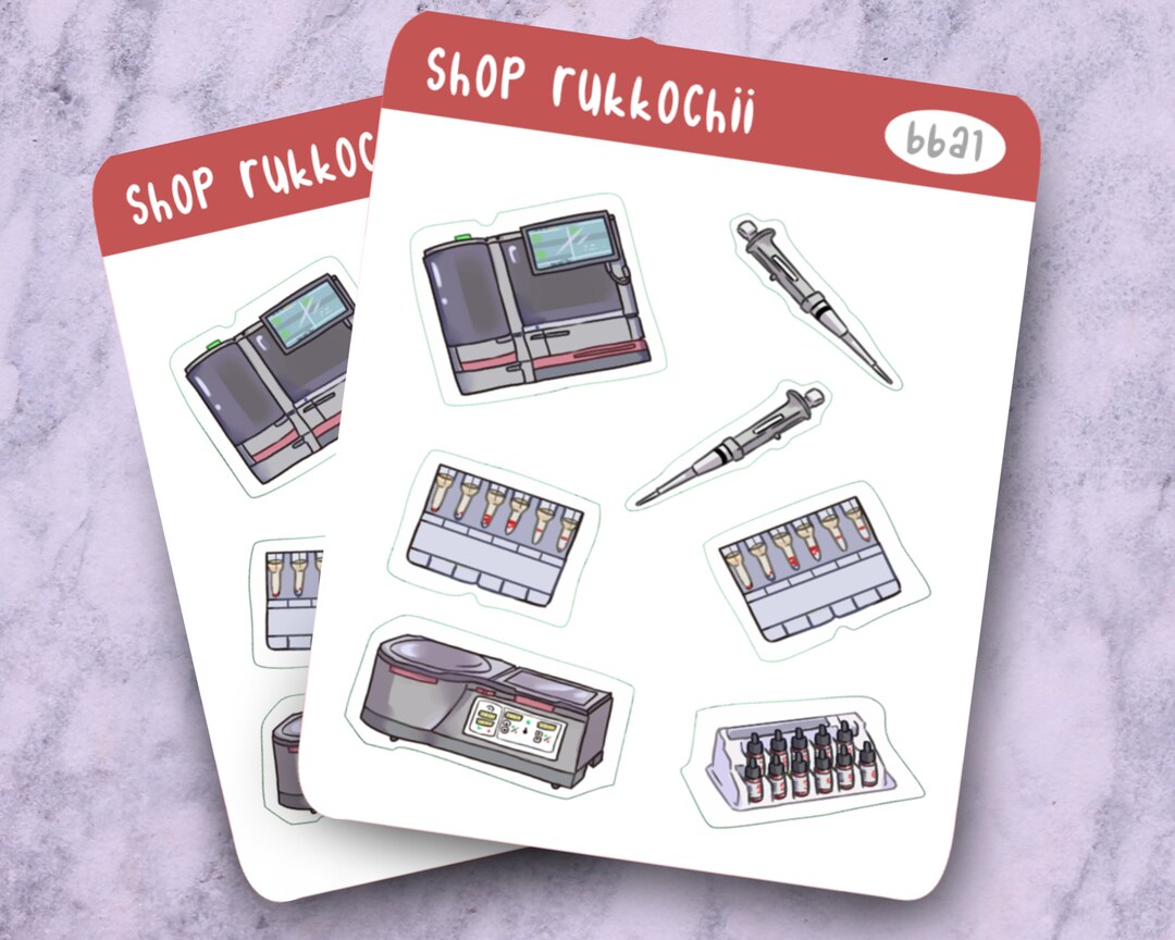 Blood Bank Gel Instrument Analyzer Sticker Sheet - Etsy