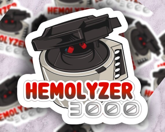 Hemolyzer 3000 Centrifuge Sticker for Hematology Chemistry | Etsy