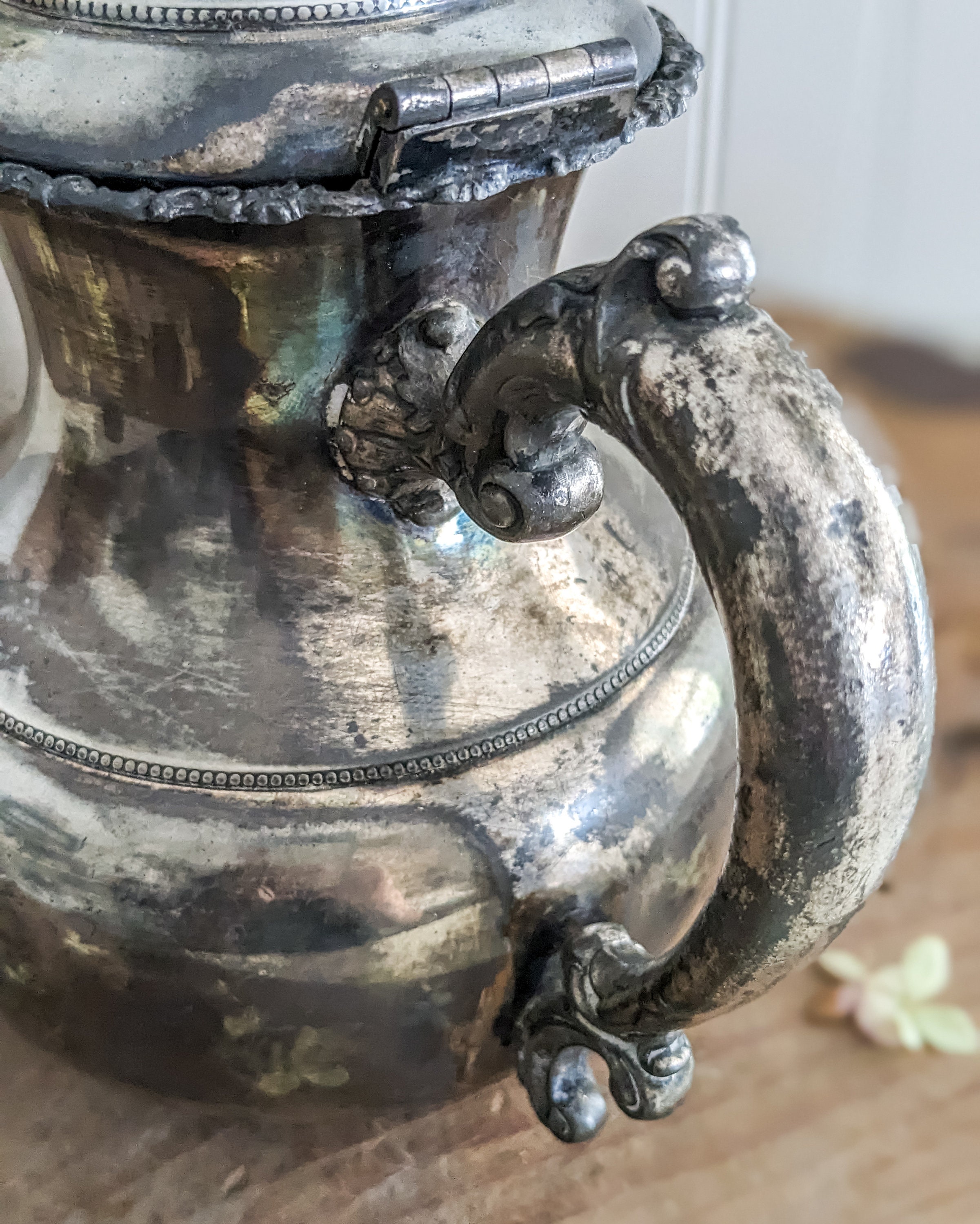 Silver Plate Coffee Pot Van Bergh Silver Plate Company Rochester, NY ...