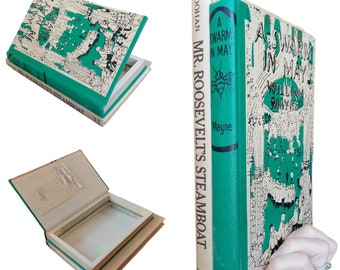 Double Stacked Book Deep Hollow Book Safe Book Safe Hollowed Out Book Book Box Stash Box ...