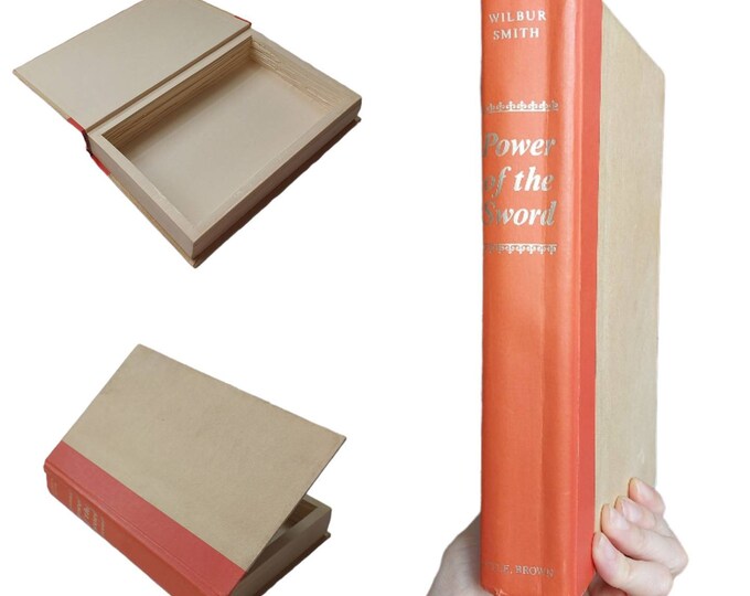 Power of the Sword Hollow Book Safe Hollow Book Keepsake Vintage Hollow ...