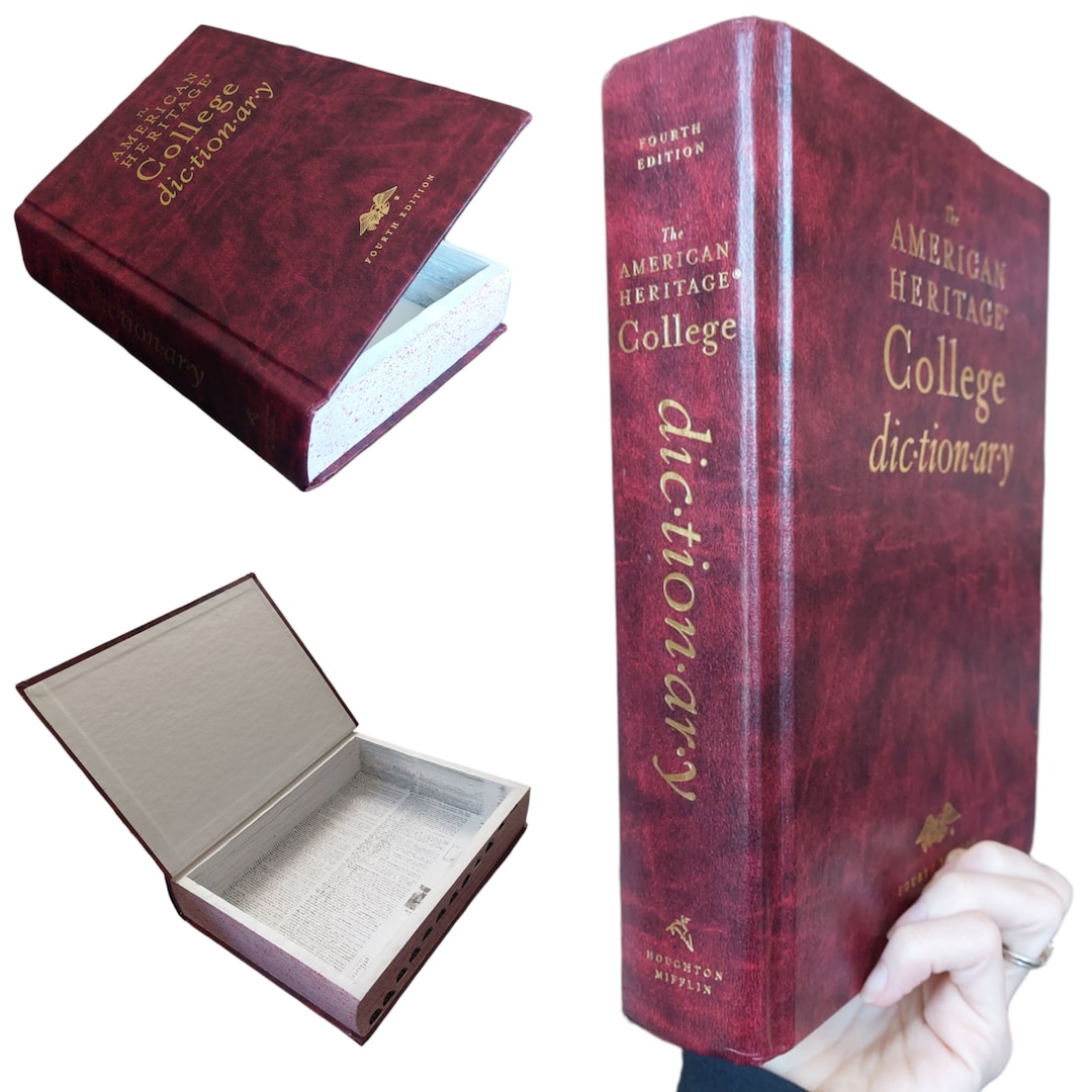 Large Dictionary Deep Hollow Book Safe Hollowed Out Book Book Box ...