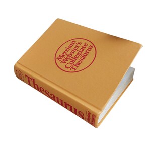 Webster's Thesaurus Large Hollow Book Safe Hollowed Out Book Book Box ...