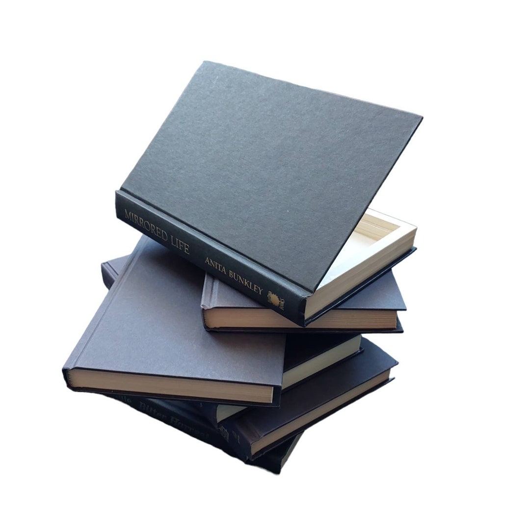 Black Gold Matte Hollow Book Safe Hollowed Out Book Book Box Secret ...