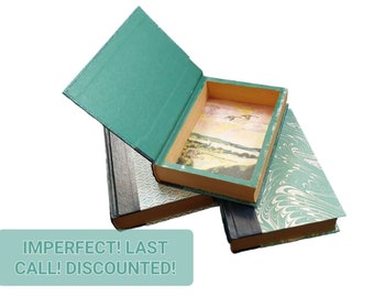 Imperfect Double Stacked Deep Hollow Book Safe Book Safe Hollowed Out ...