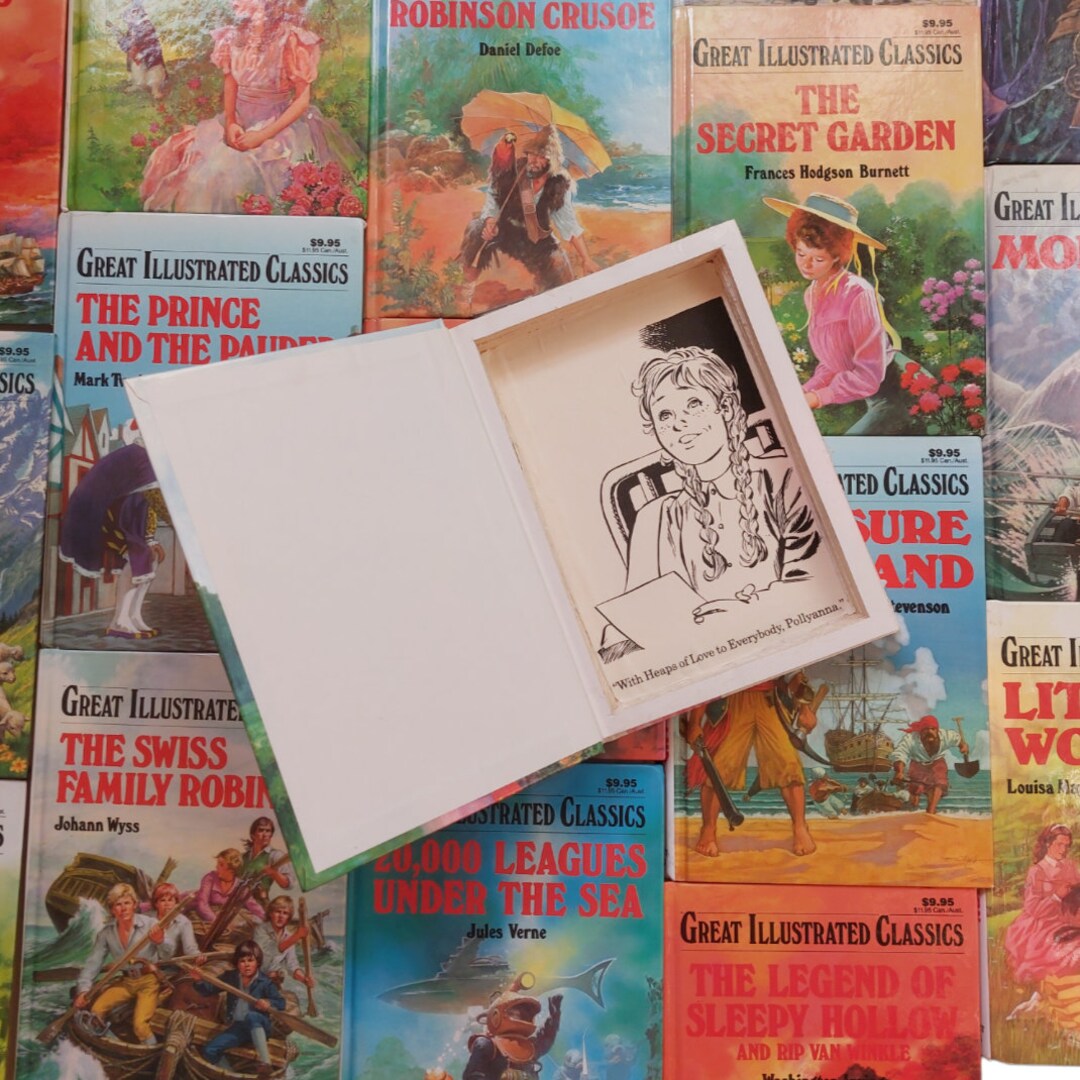 Great Illustrated Classics Mini Hollow Book Safe | Hollowed Out Book ...