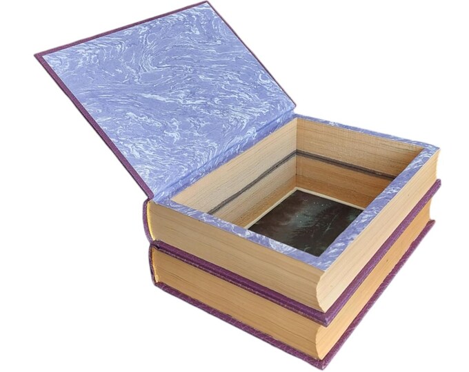 Imperfect Double Stacked Deep Hollow Book Safe | Book Safe | Hollowed ...