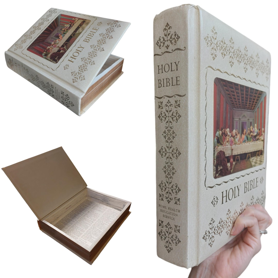 Holy Bible Extra Large Deep Hollow Book Safe | Fake Book | Hollowed Out ...