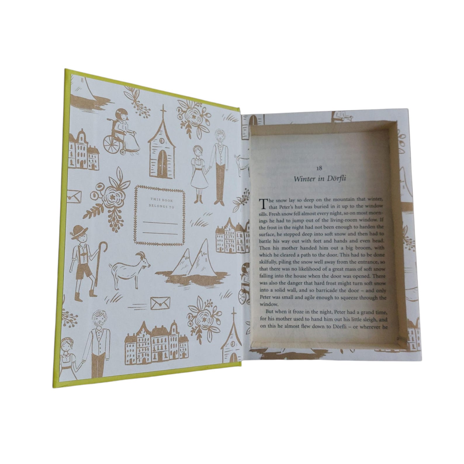 Heidi Hollow Book Safe | Classic Book Safe Hollowed Out Book | Book Box ...