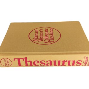 Webster's Thesaurus Large Hollow Book Safe Hollowed Out Book Book Box ...