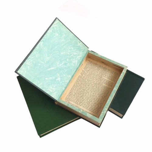 Purple Hollow Book Safe Hollowed Out Book Book Box - Etsy