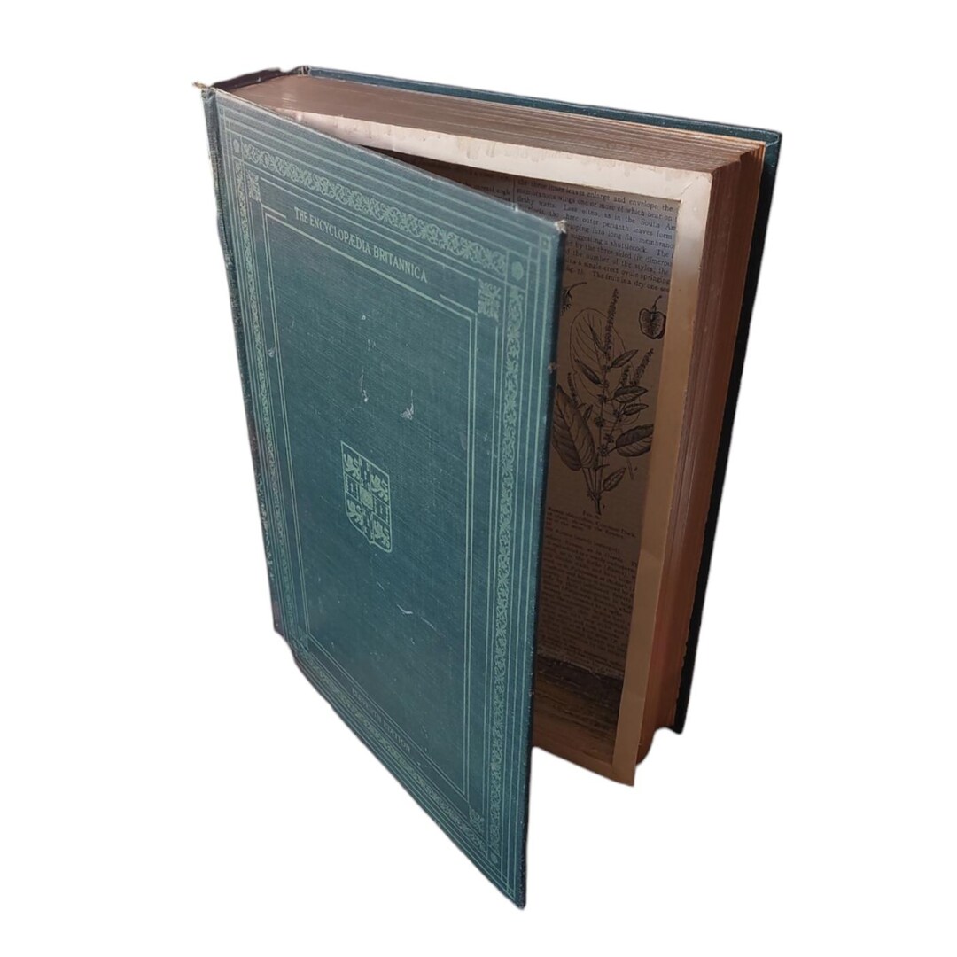 Large Encyclopedia Britannica Hollow Book Safe Hollowed Out Book Secret ...