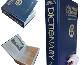 Large, Webster's Ii-new College Dictionary, Hollow Book Safe - Etsy
