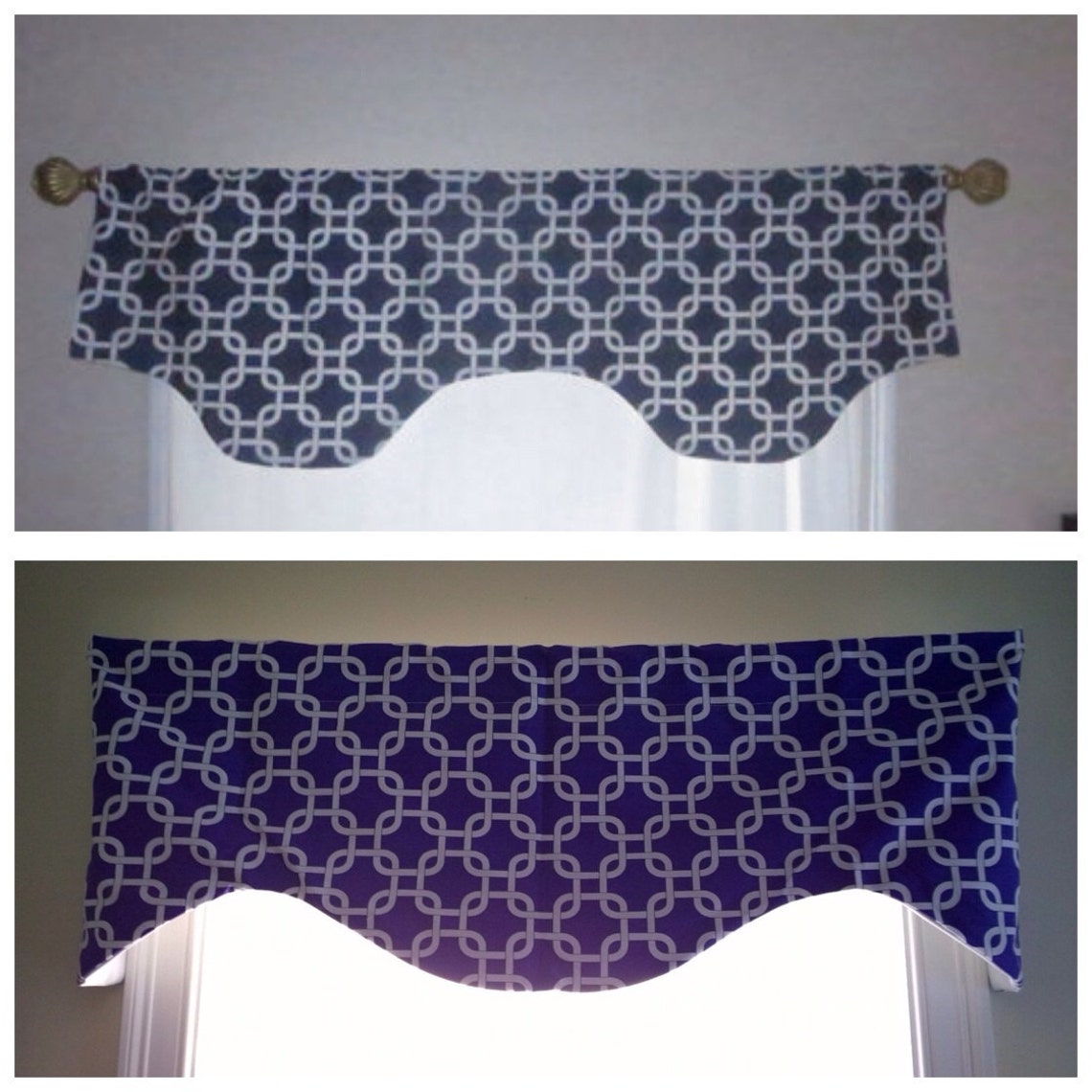 Window Valance Tie up Valance Home Decor Window Decorative - Etsy