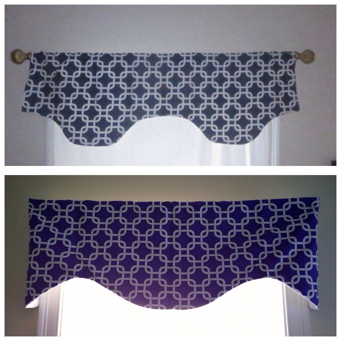Window Valance Tie up Valance Home Decor Window Decorative - Etsy