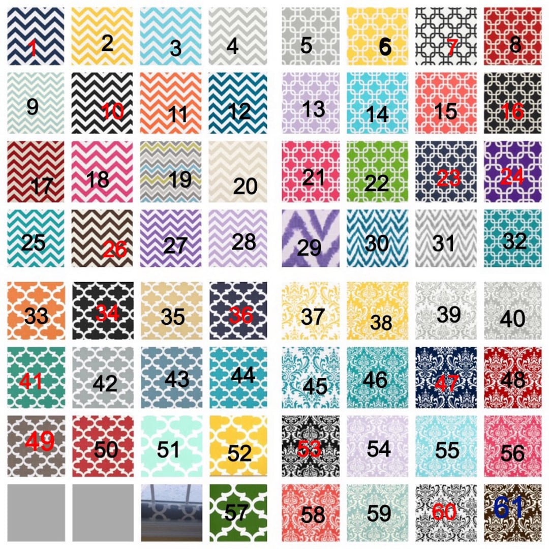 Chevron Door Draft Stopper Cover, Customizable Cotton, 40-inch ...